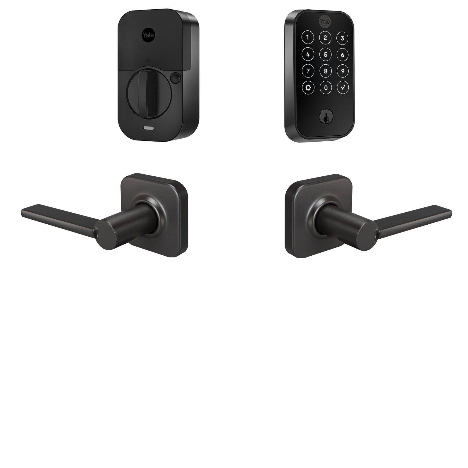 Yale Home Yale Assure Lock 2 Touchscreen With Wi-Fi And Valdosta Lever ...