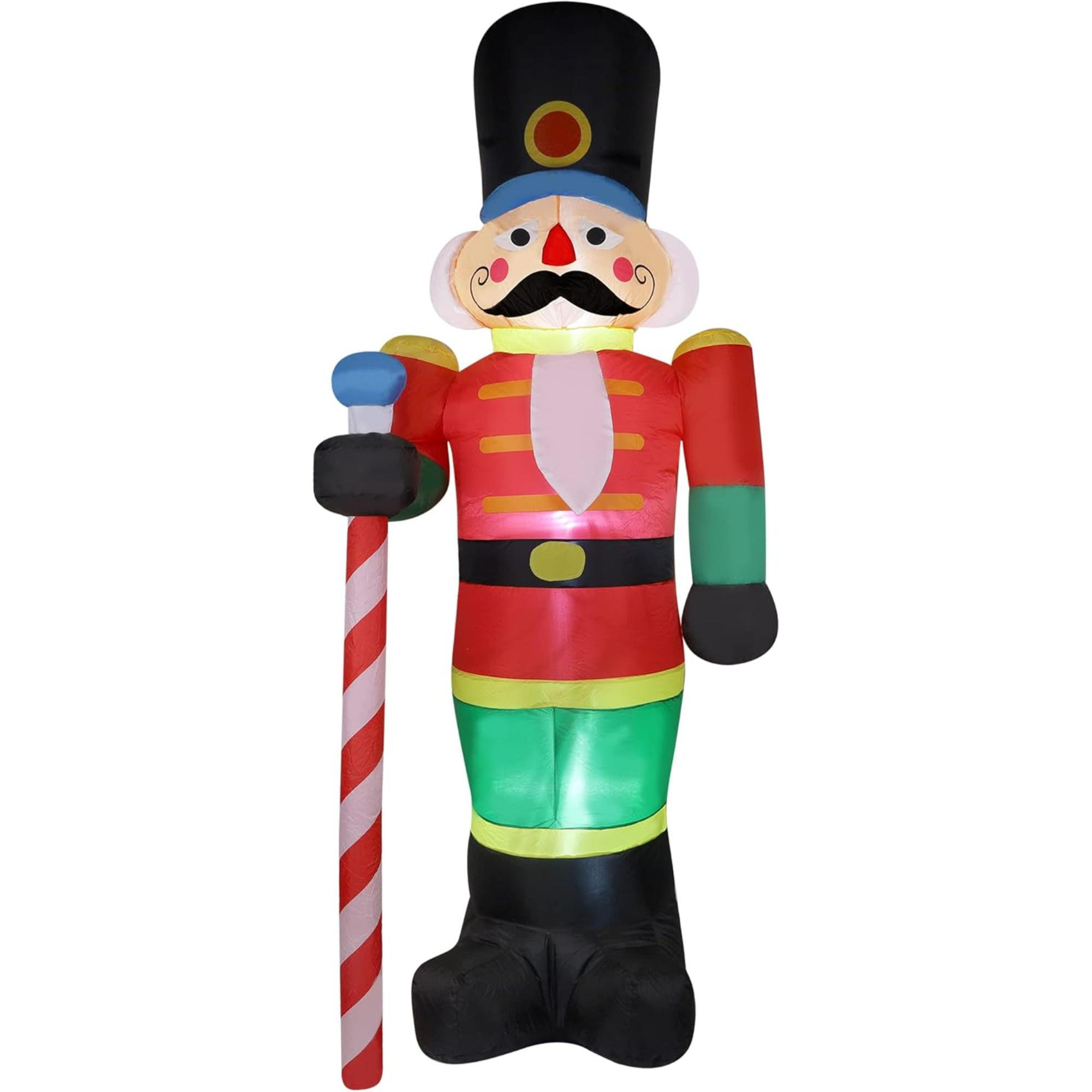 Alcott Hill® 8 FT Christmas Inflatable Nutcracker Soldier Outdoor ...