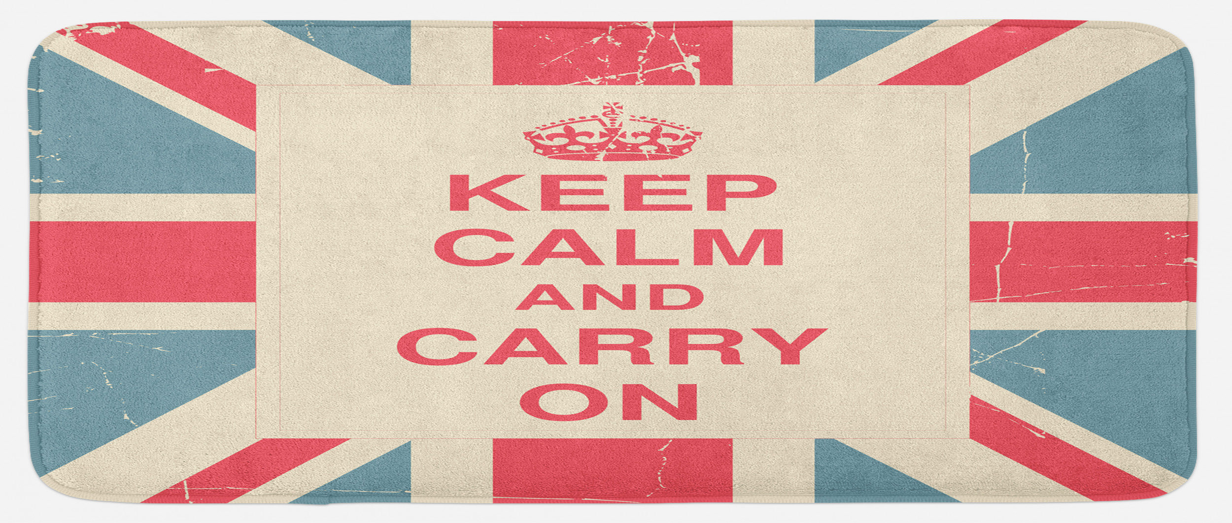 East Urban Home Keep Calm Kitchen Mat | Wayfair