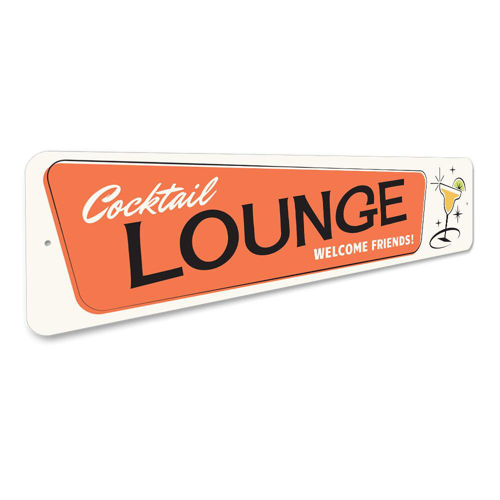 Lizton Sign Shop, Inc Retro Cocktail Lounge Aluminum Sign | Wayfair