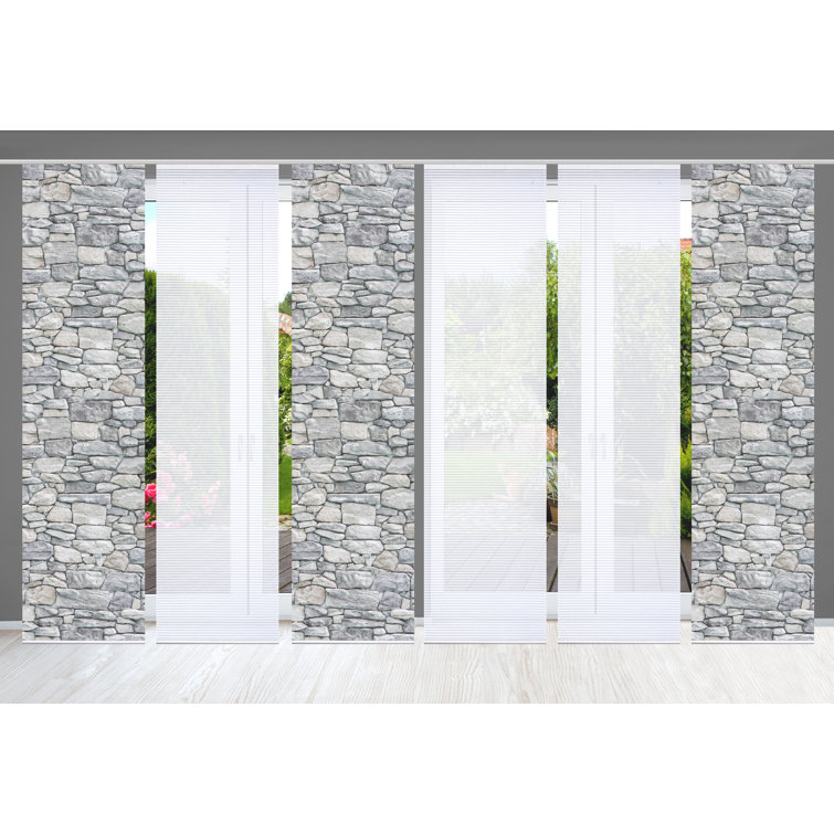 East Urban Home Polyester Semi Sheer Track Insert Sliding Panel ...