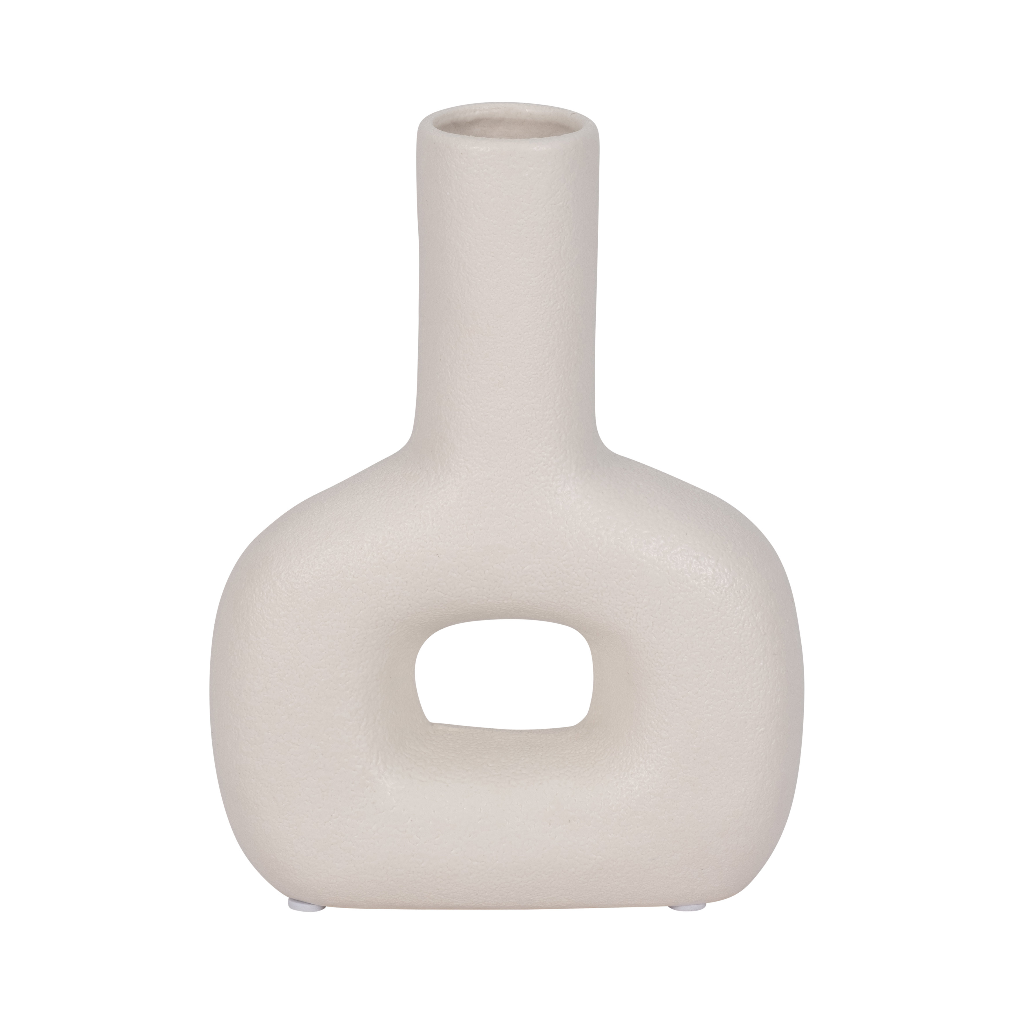Birch Lane™ Rachael Modern Geometric Stoneware Dolomite Vase ...