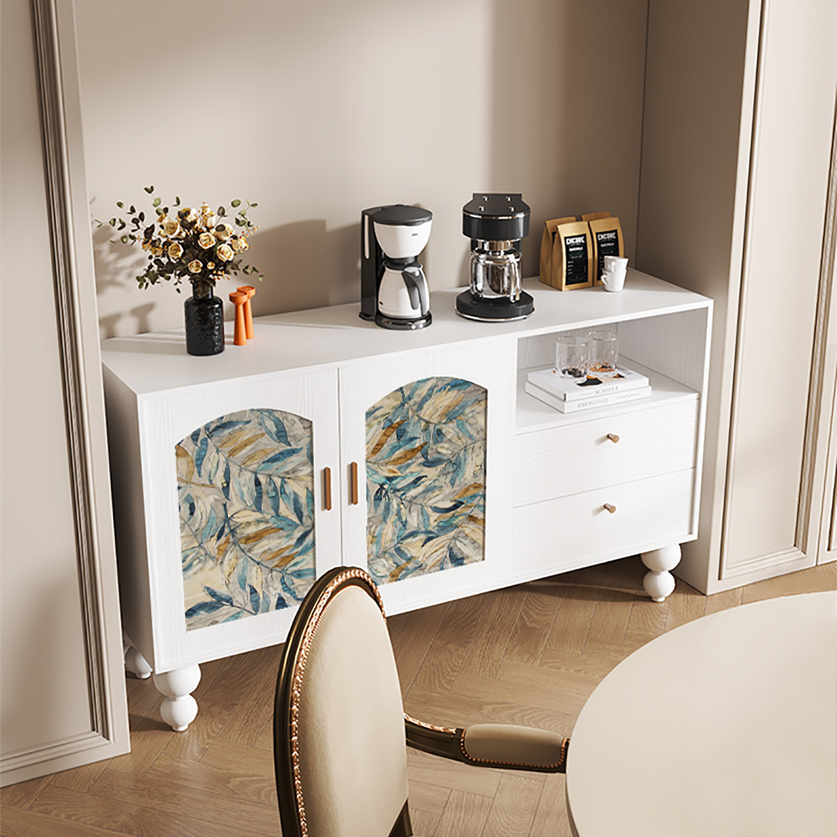 DURBIL European locker French sideboard cabinet | Wayfair
