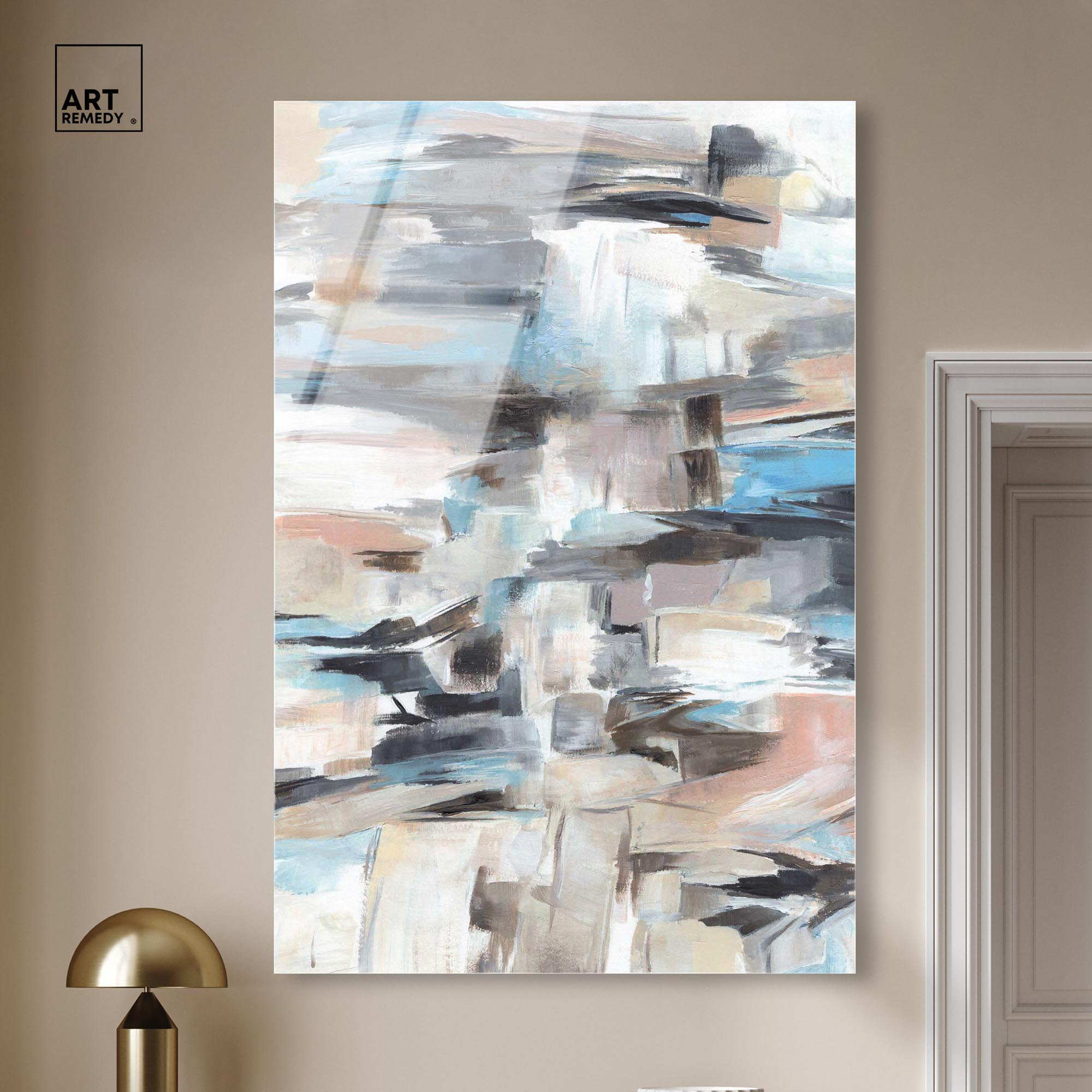 Orren Ellis Hidden Motives Acrylic Green Abstract Art by Art Remedy ...