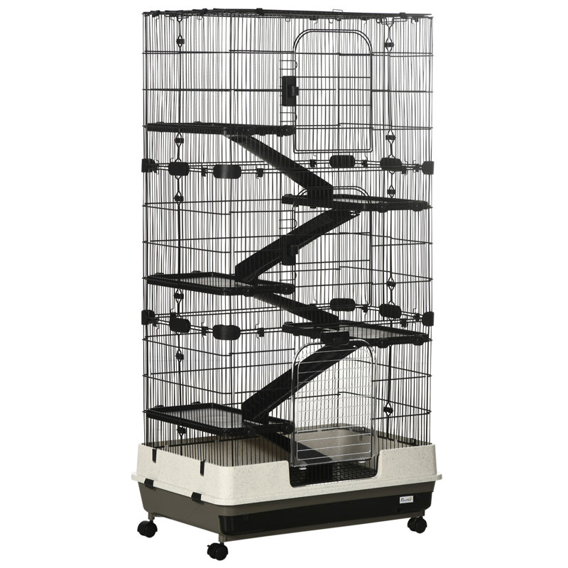Tucker Murphy Pet™ Small Animal Cage With Wheels | Wayfair