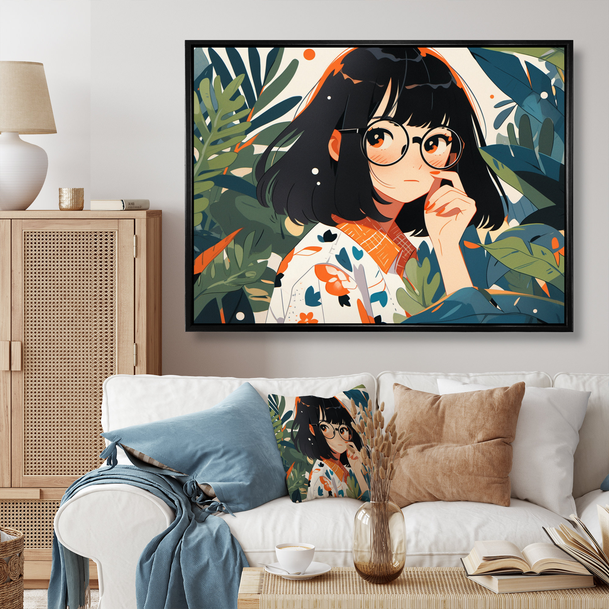 Bayou Breeze Female Anime Character V On Canvas Print - Wayfair Canada