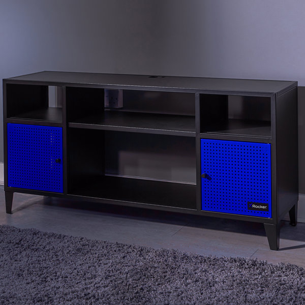 X Rocker Nation X Rocker Mesh-Tek Media Gaming Unit - Tv Unit - Blue ...