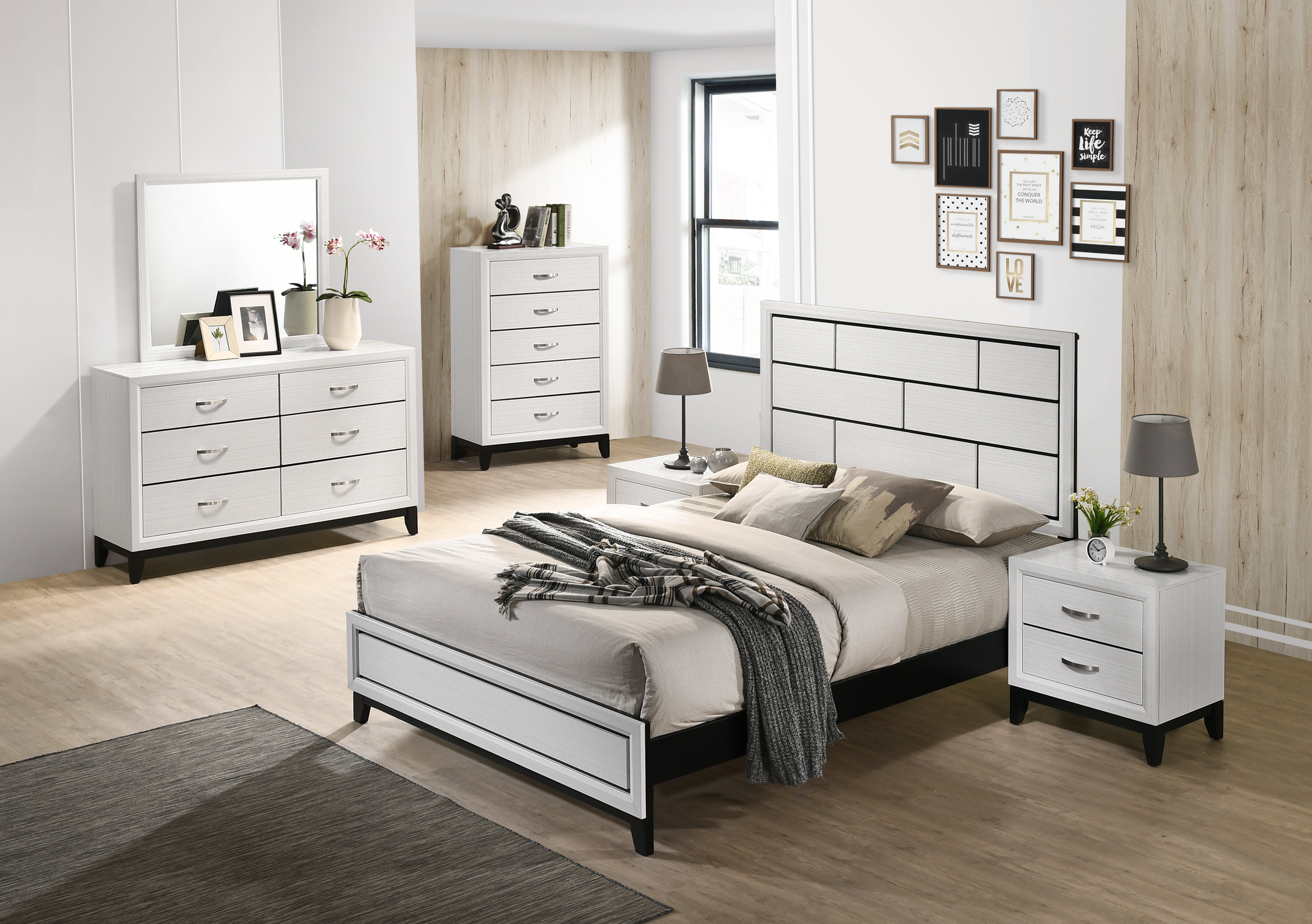 Latitude Run® Standard 6 Piece Bedroom Set & Reviews | Wayfair