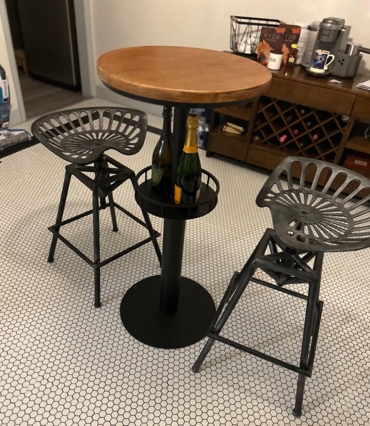 Williston Forge Patio Balcony Frontporch Bar Set, 3-Piece Cocktail ...