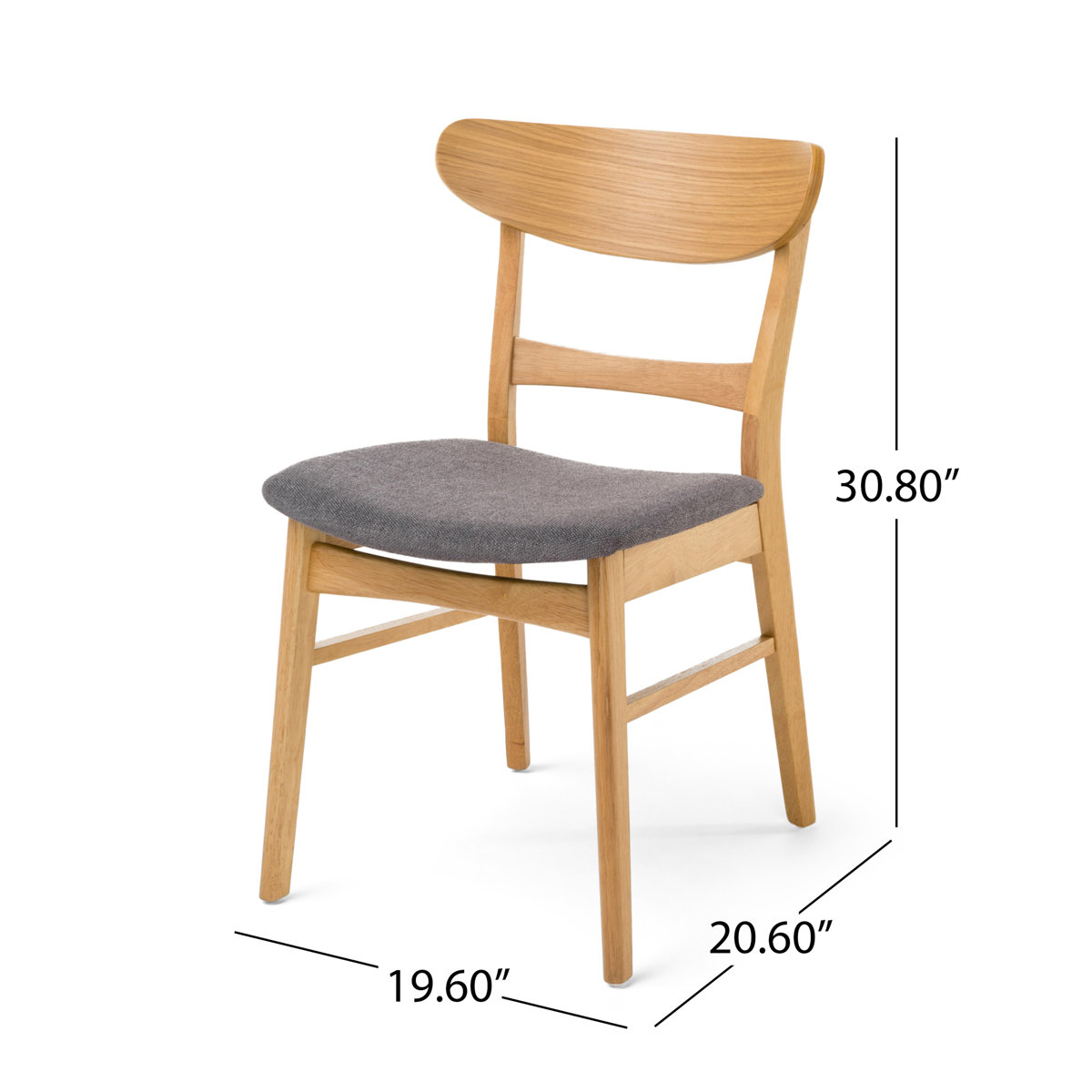 George Oliver Maxim 5-Piece Mid-Century Modern Dining Set | Wayfair