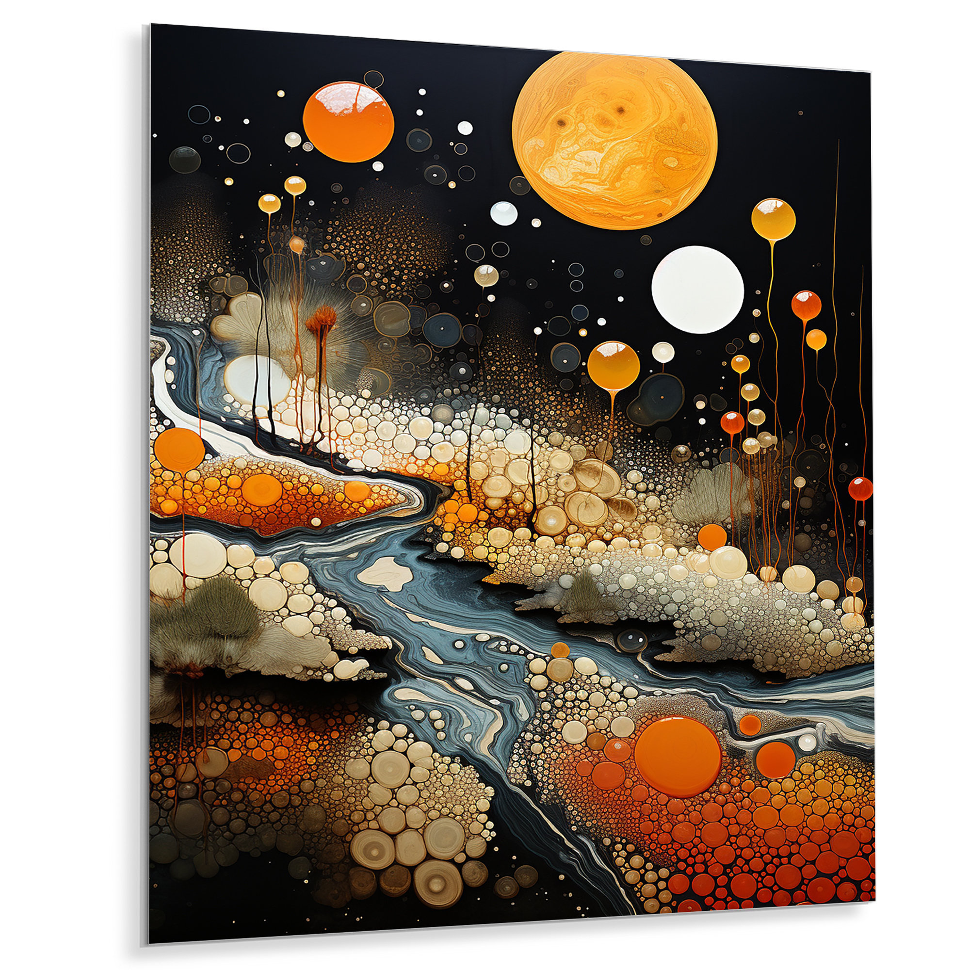 Millwood Pines Geyser Geothermal Wonders Collage II - Abstract Metal ...