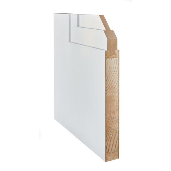 Trimlite Primed 2-Step Interior Shaker Door Prehung with 6-9/16" Jambs ...