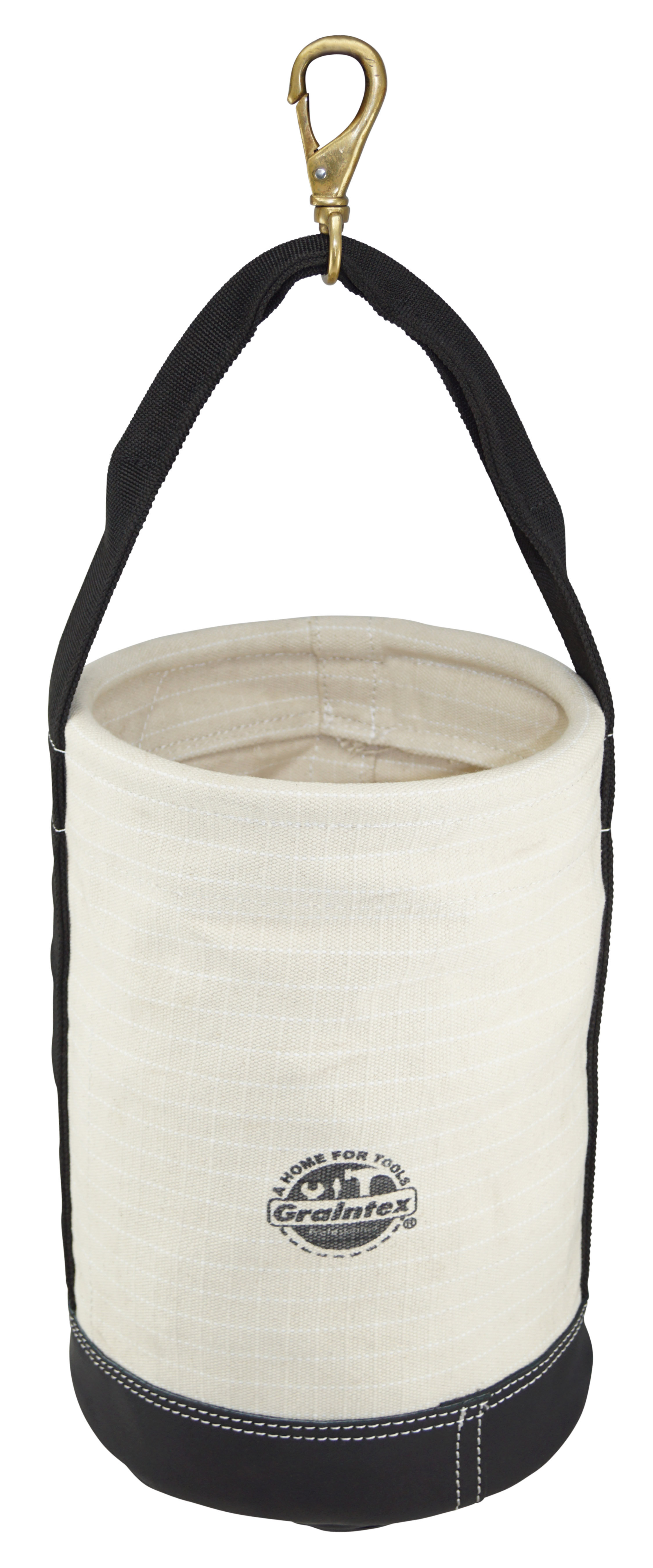 Graintex 10 in. 1-Pocket Utility Ripstop Canvas Bucket with Hook and ...