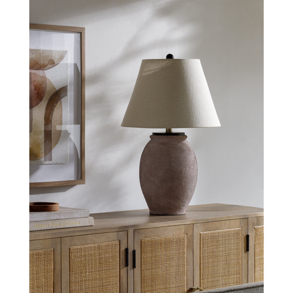 Latitude Run® Nashley Concrete Table Lamp & Reviews | Wayfair