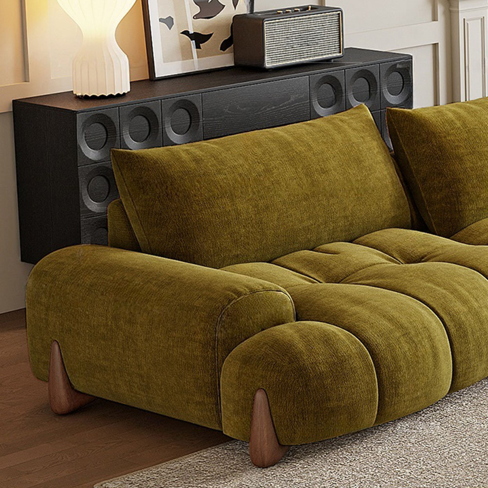 Babkmeou Chenille's movable backrest living room sofa | Wayfair