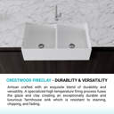 Crestwood 36" Crestwood Fireclay Kitchen Sink, Farmhouse Sink ...