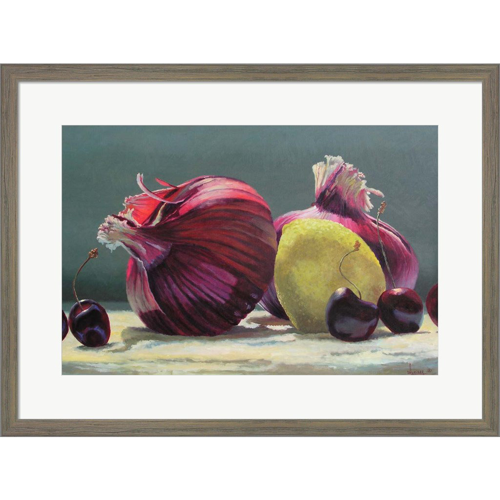 Gracie Oaks Red Onion by Sharon Weiser - Picture Frame Graphic Art ...