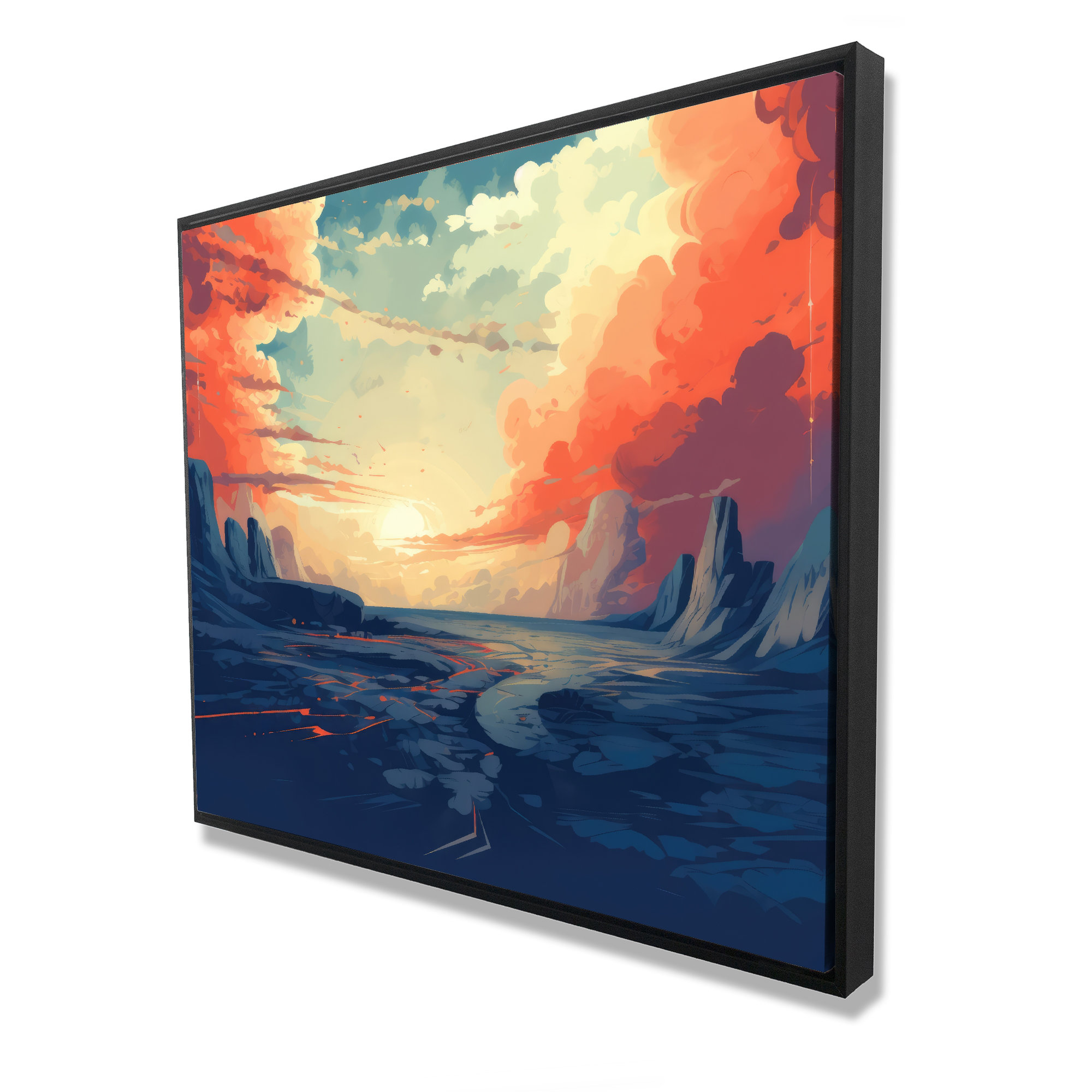 Concius Sales Finally light - 48"x60" Framed canvas | Wayfair