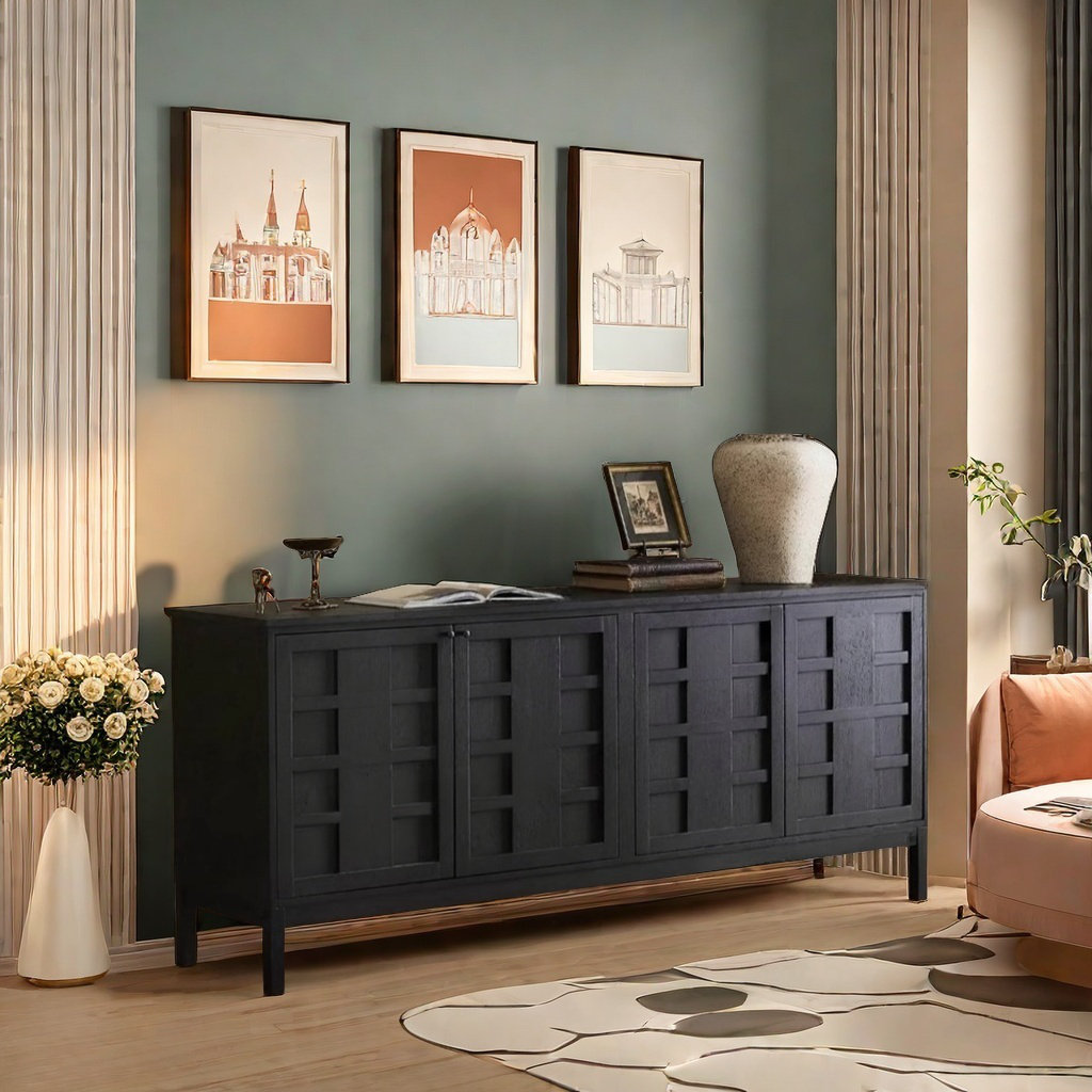 Atta Avenue Vintage Black Sideboard | Wayfair