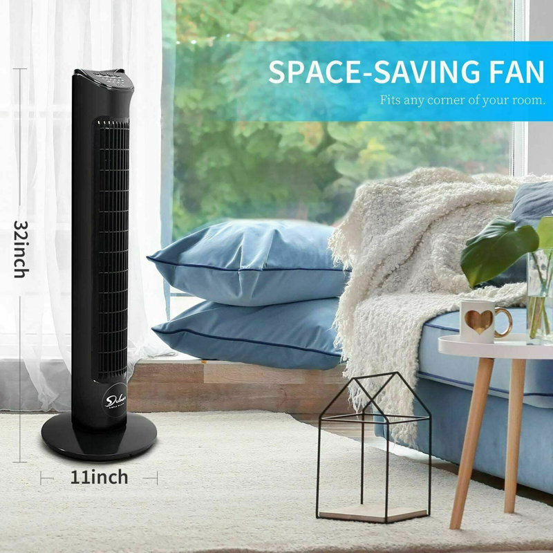 Simple Deluxe 32'' Oscillating Tower Fan & Reviews | Wayfair