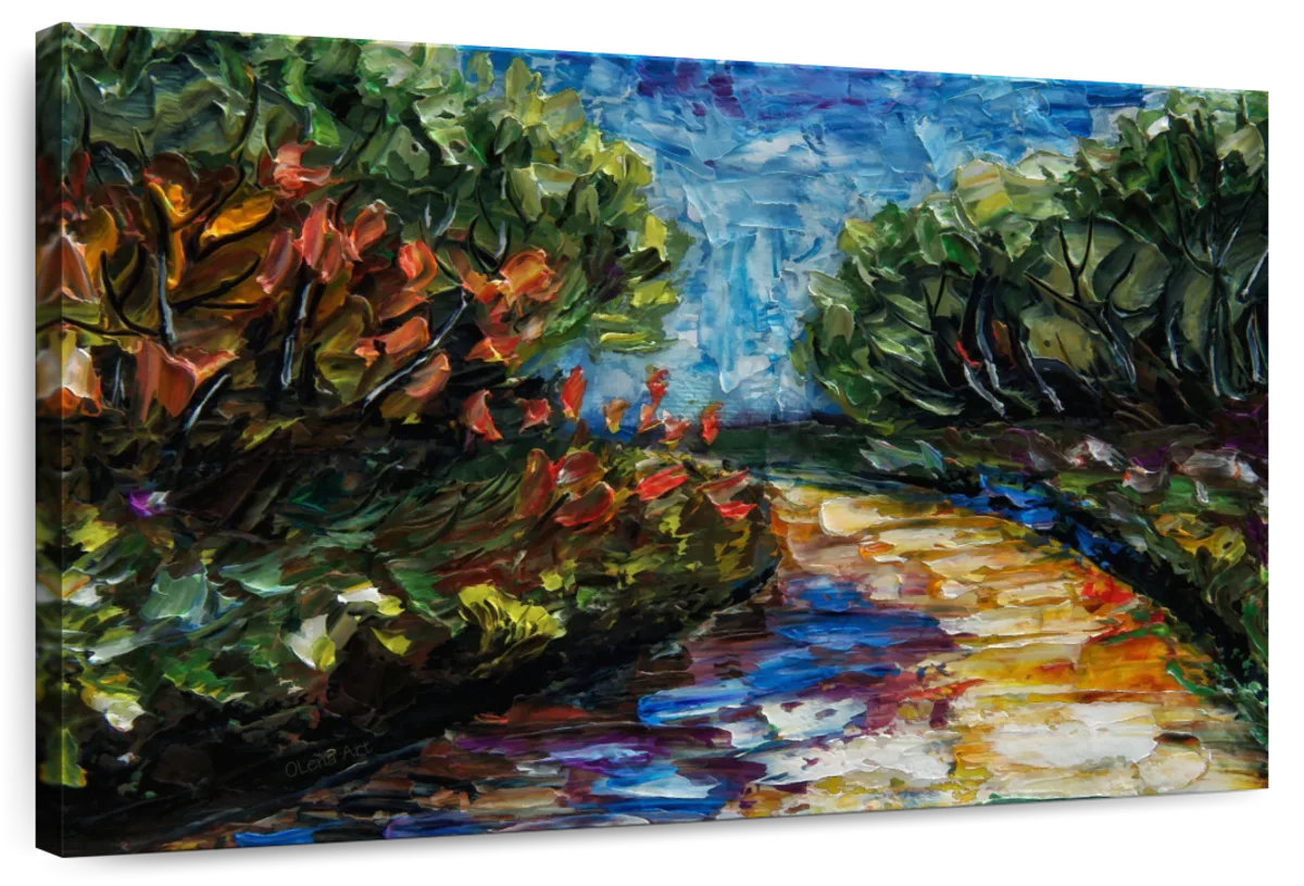 Wade Logan® Avery Landscape Palette Knife | Wayfair