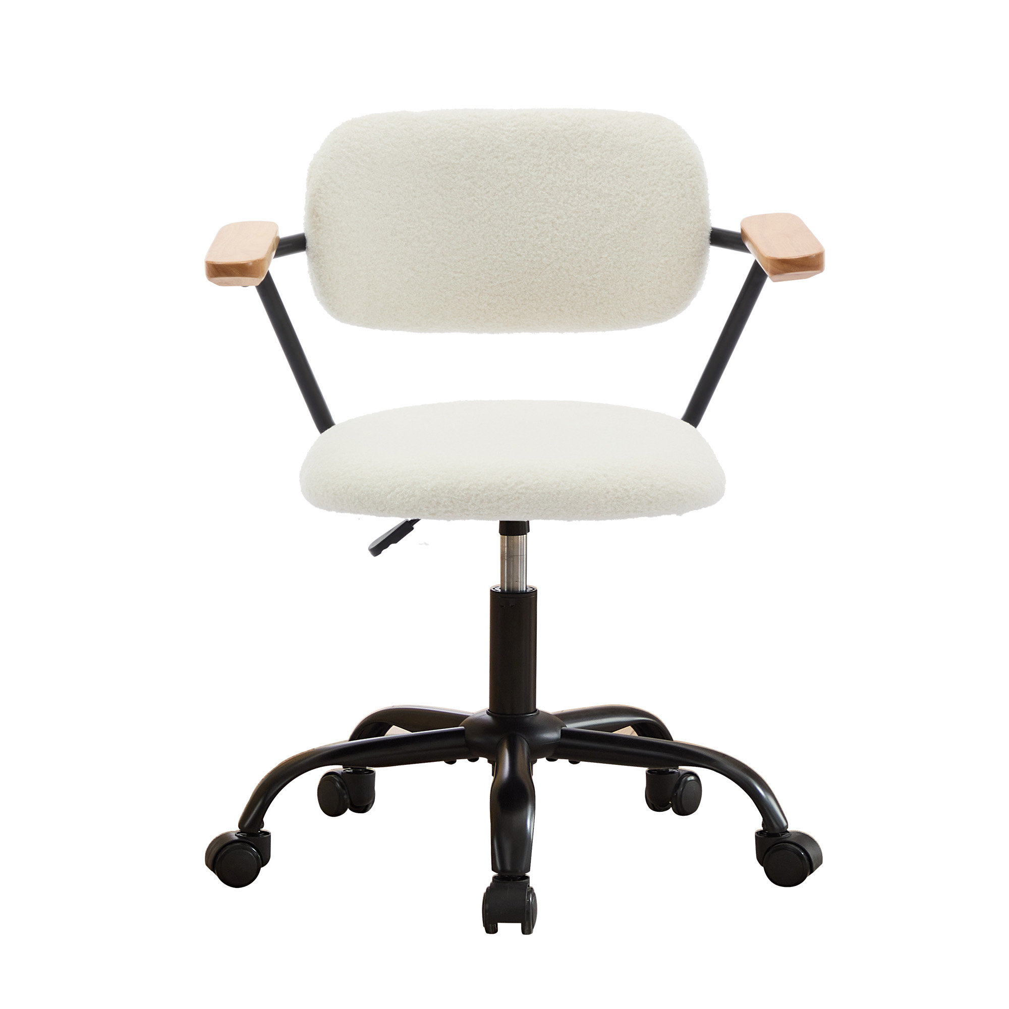 Ebern Designs STY 360 ° Rotating Wheel Height Adjustable Computer Chair ...