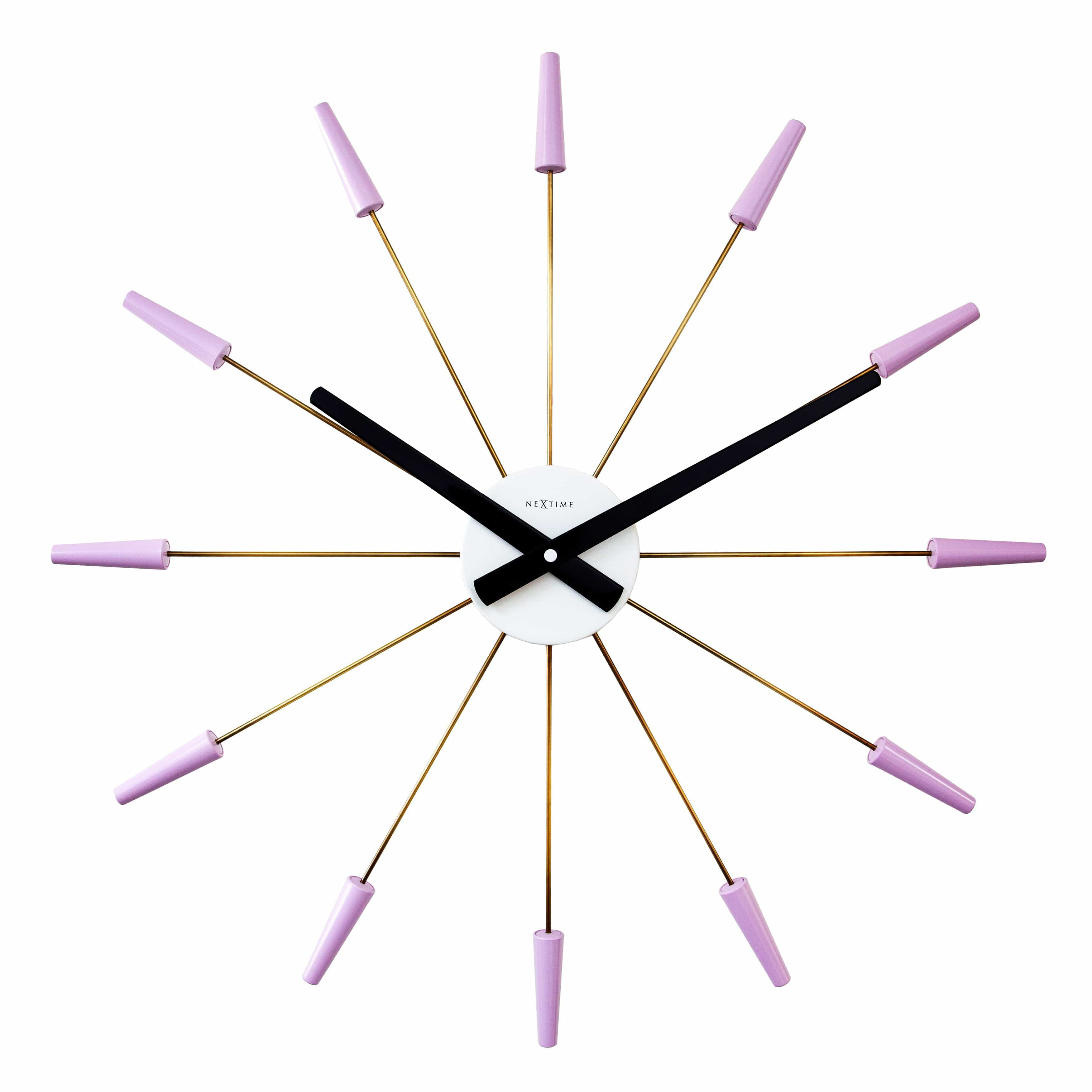 NeXtime Plug-Inn, 23-Inch, Metallic Spoke Wall Clock | Wayfair