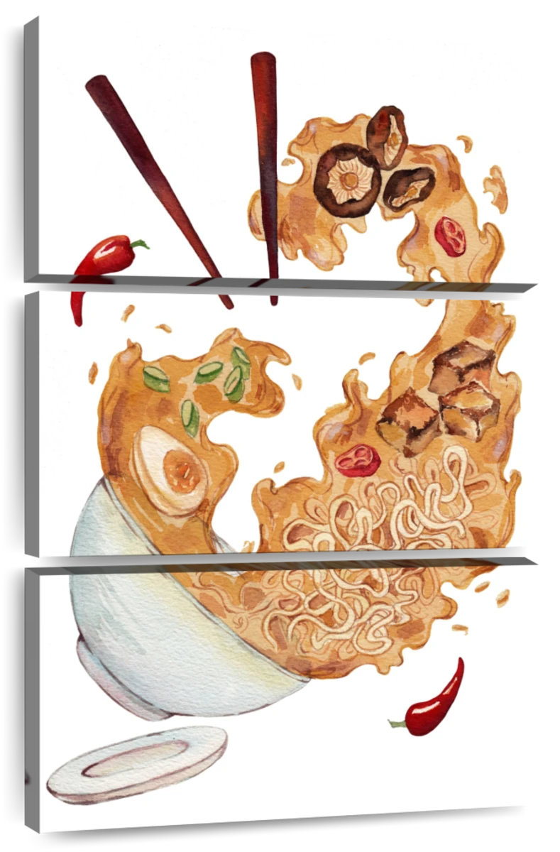 Ebern Designs Yarlin Ramen Splash | Wayfair