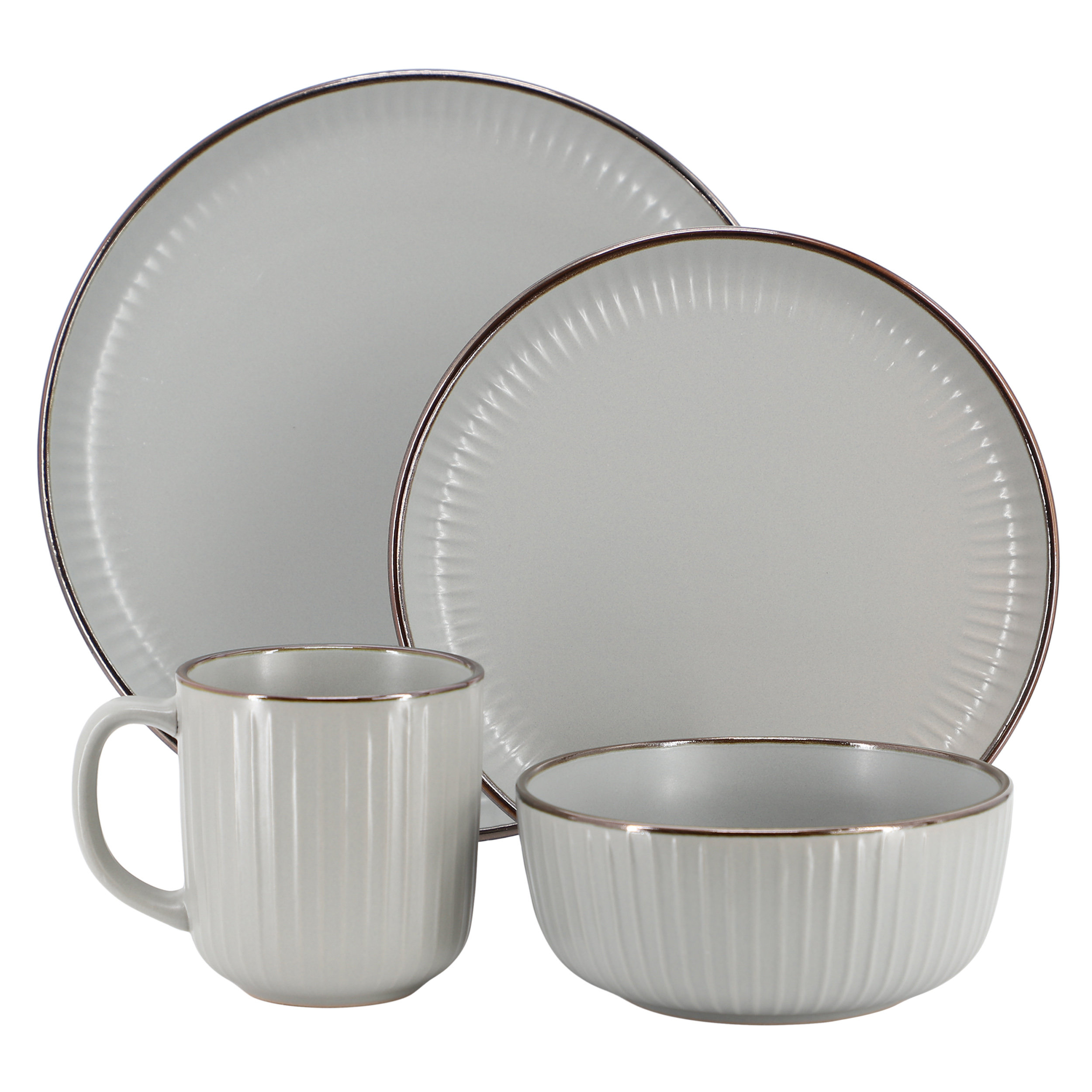 Ebern Designs Leo 16 Piece Stoneware Dinnerware Set | Wayfair