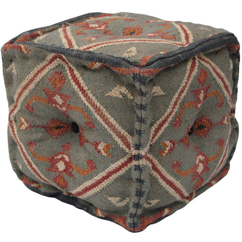 Union Rustic Handmade Wool & Jute Cubed Pouf - Wayfair Canada
