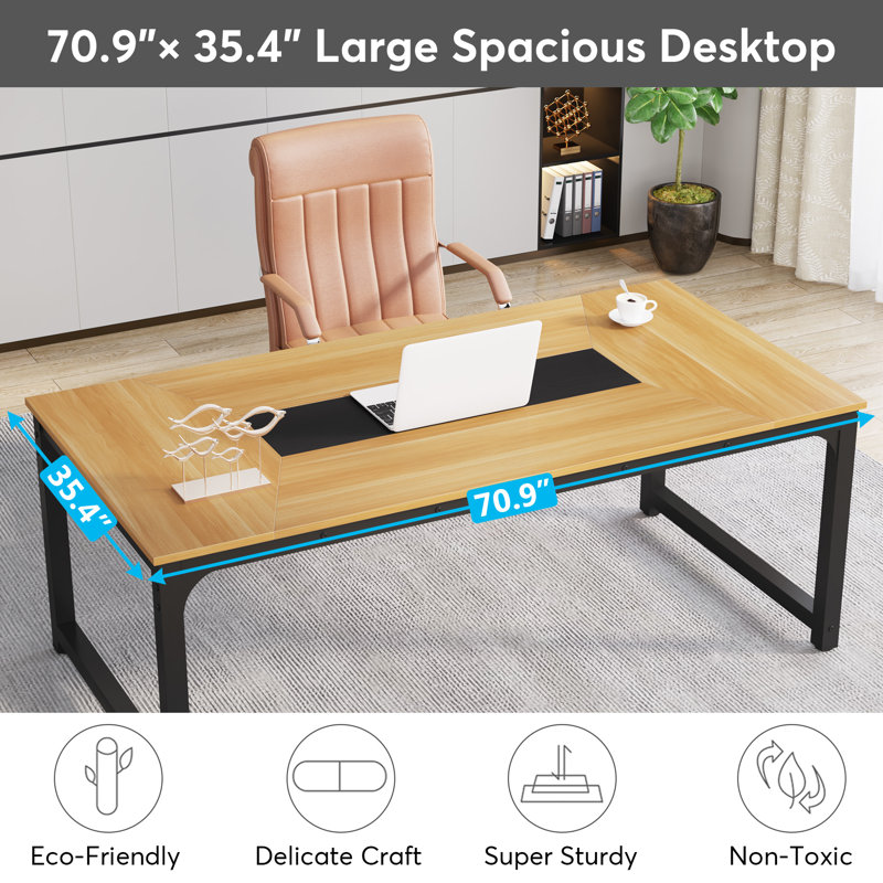 Latitude Run® Montserat Desk & Reviews | Wayfair
