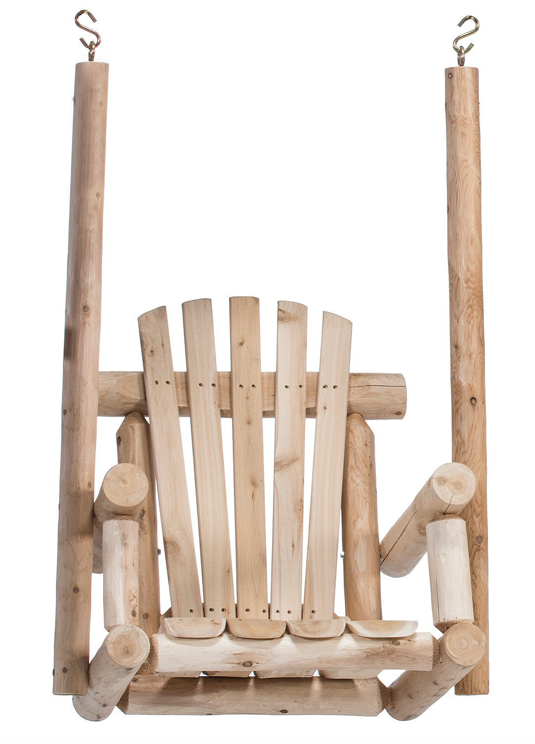 Loon Peak® Cy Single Chair Porch Swing & Reviews | Wayfair