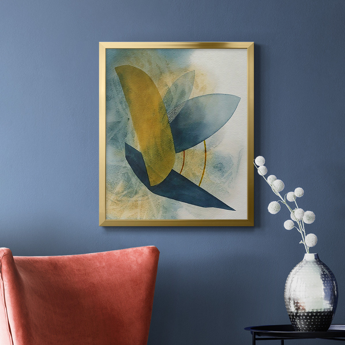 Wrought Studio™ Solar Shapes I Premium Framed Canvas - Ready to Hang ...