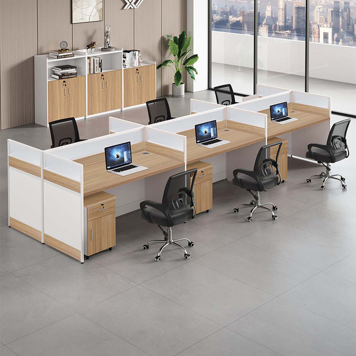 Asainvestology Executive desk Multiple desk - Wayfair Canada