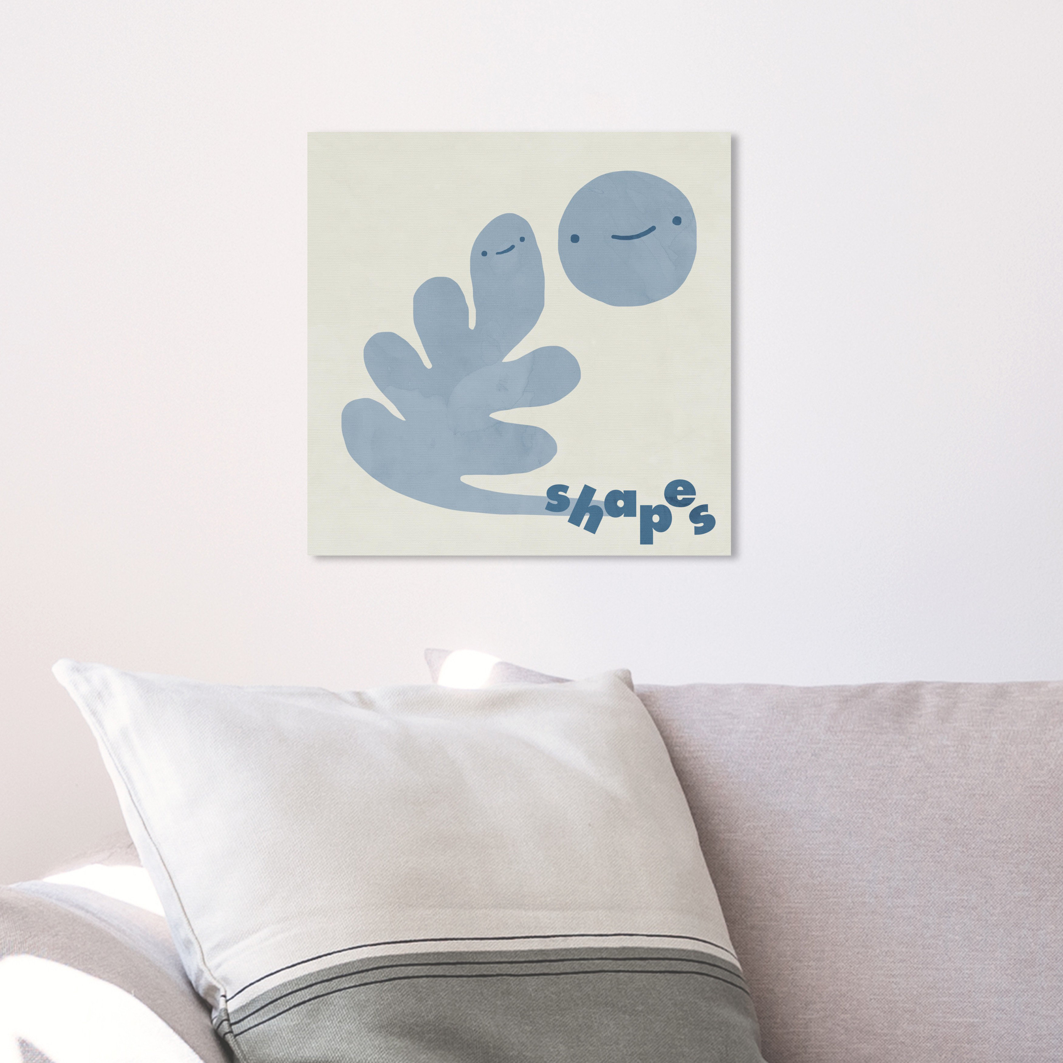 Oliver Gal Prints Shapes in Blue - Painting on Canvas - Wayfair Canada
