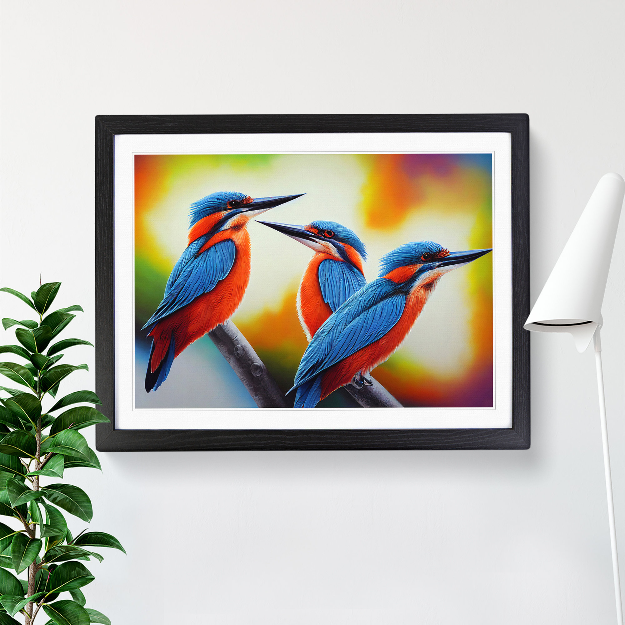 17 Stories Ultimate Kingfisher Birds - Framed Print | Wayfair.co.uk