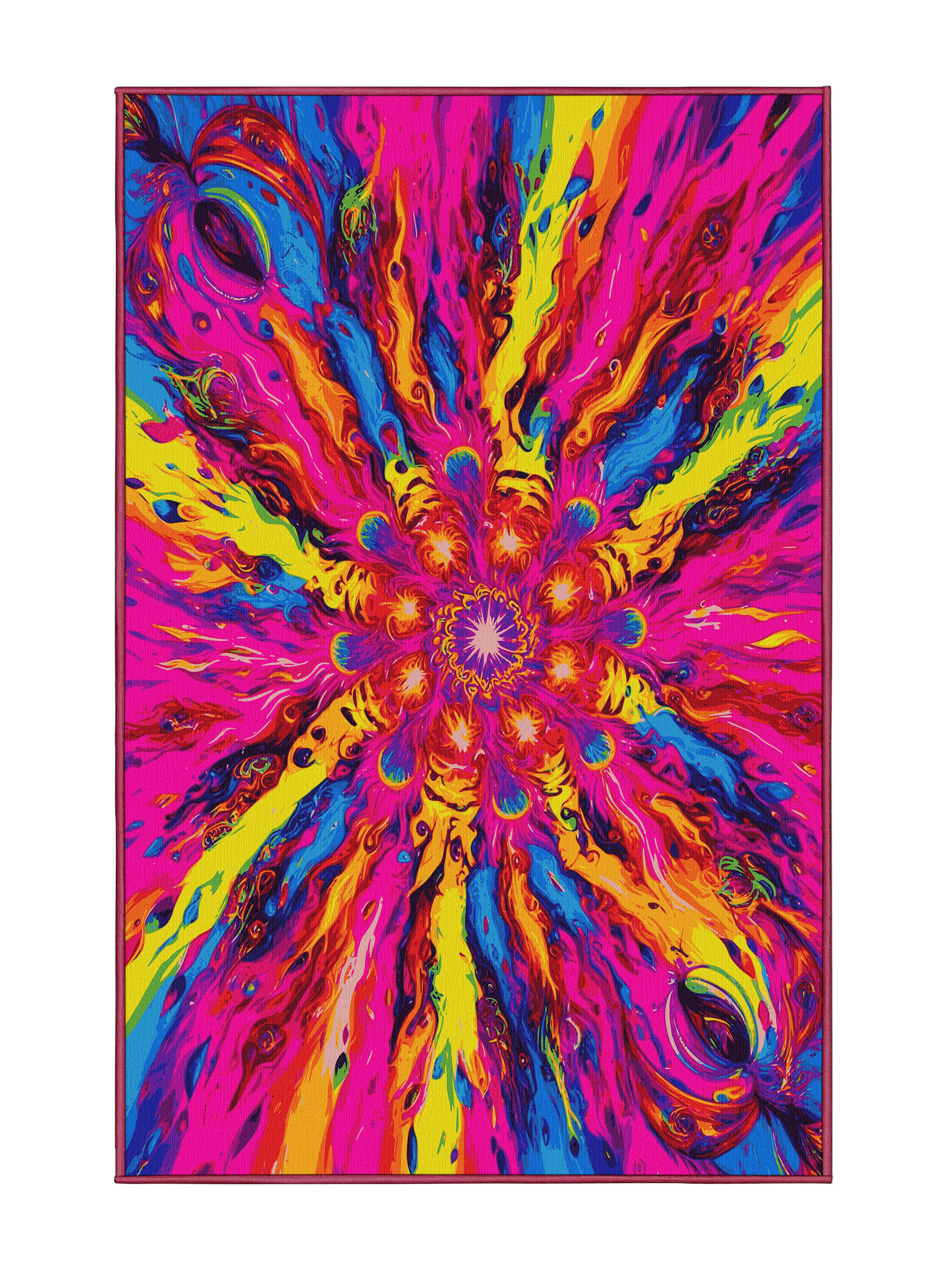 Trinx Trance Blaze Rug | Wayfair