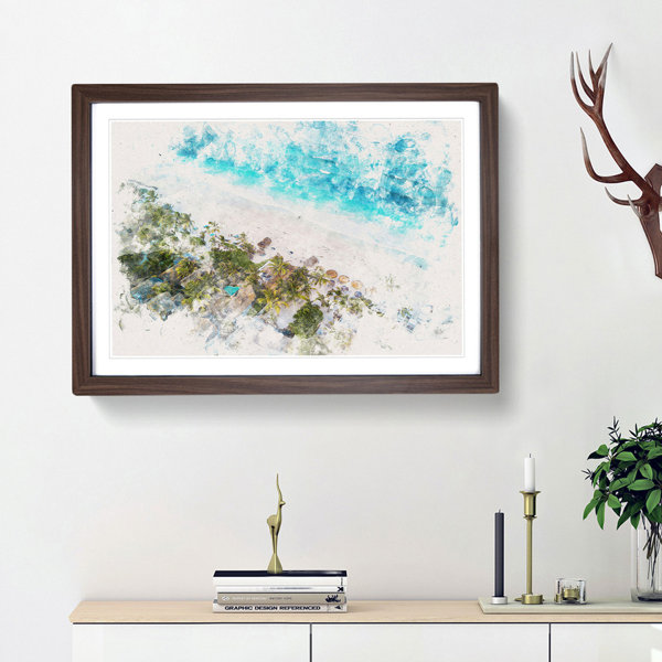 East Urban Home Washed Up In Tulum Mexico - Single Picture Frame Print ...