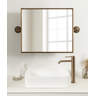 Willa Arlo™ Interiors Dunnell Rectangle Pivot Bathroom Wall Mirror ...
