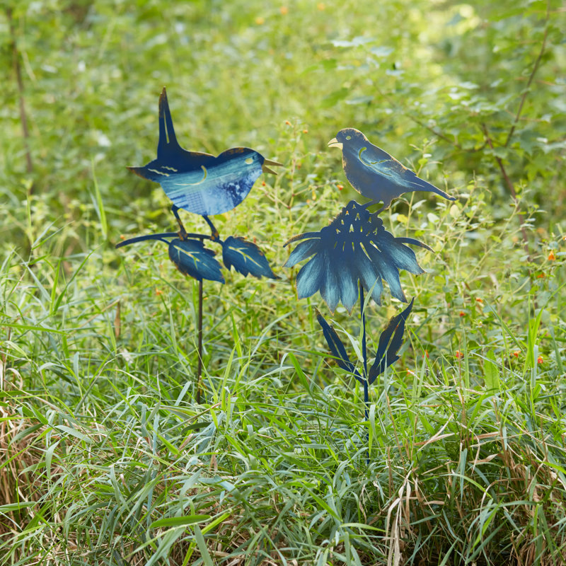 Winston Porter Filadelfo 2 Pieces Garden Stake Set | Wayfair