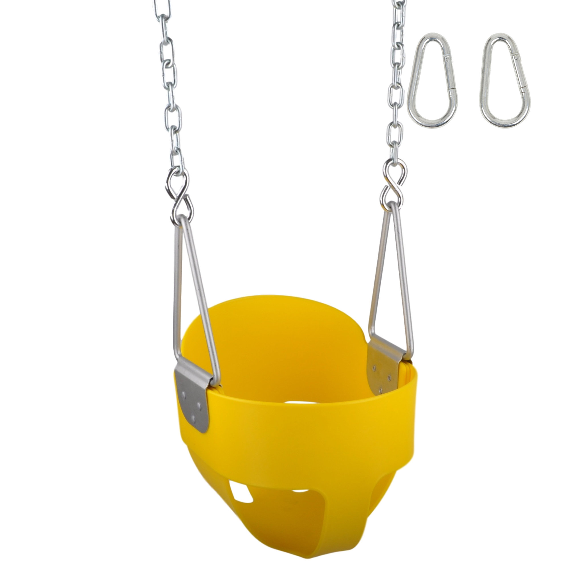 Swing Set Stuff Highback Full Bucket Swing Seat with Chains and Hooks ...