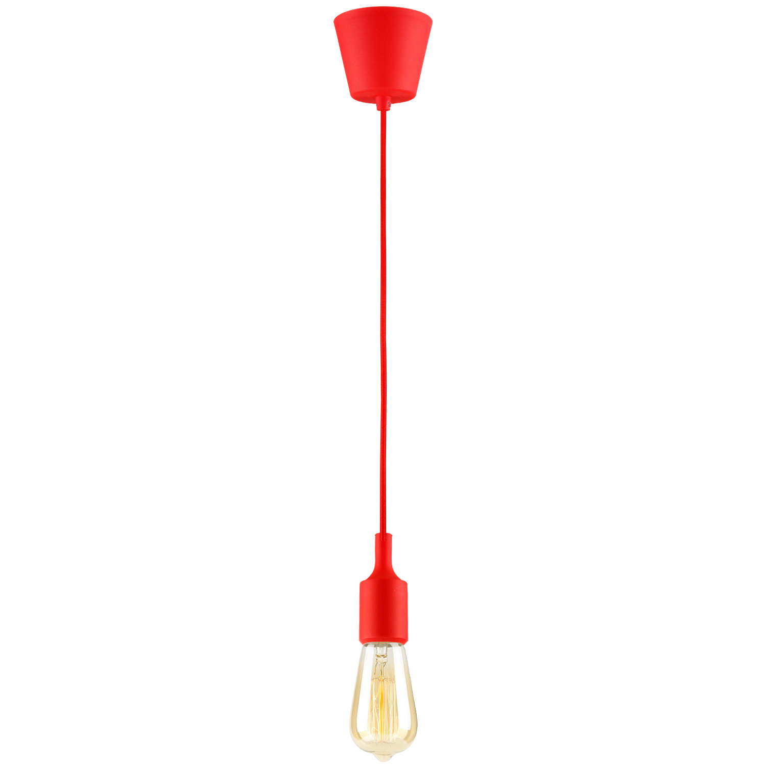 17 Stories RED Pendant Light Fixture, E26 Lamp Holder, UL-Listed, for ...