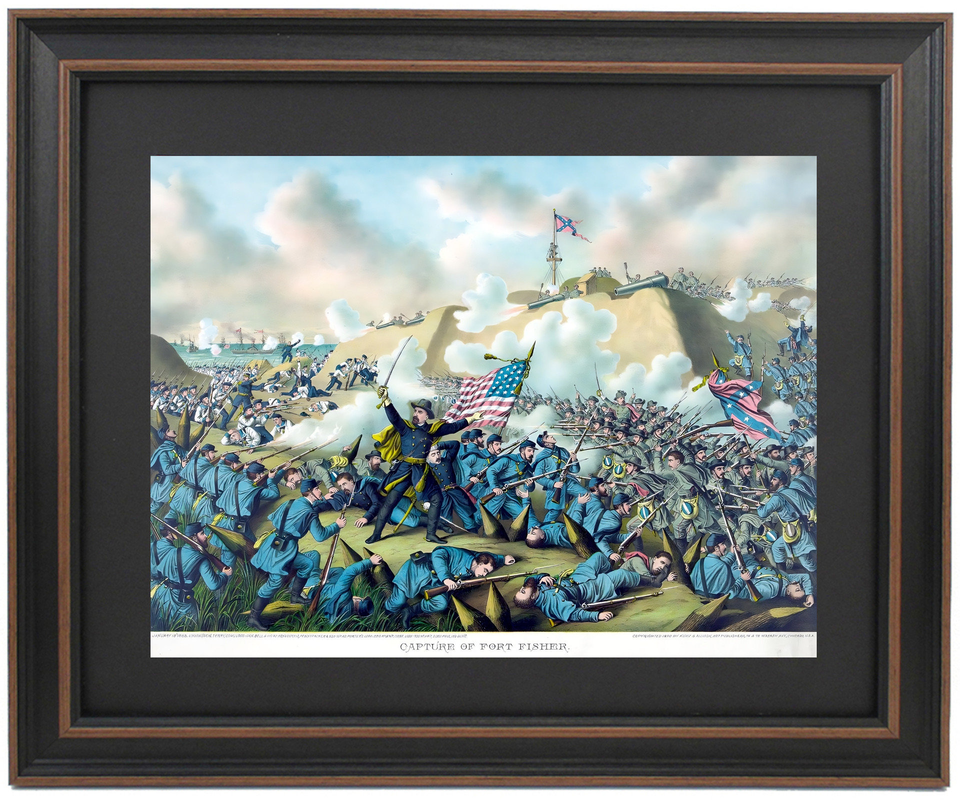 Canora Grey Capture Of Fort Fisher By Kurz And Allison - Wayfair Canada