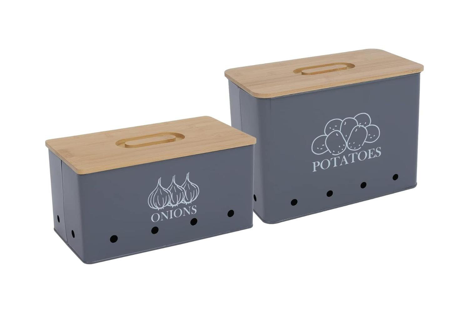 One Allium Way Potato Onion Storage Box, Food Container Sets, Storage ...