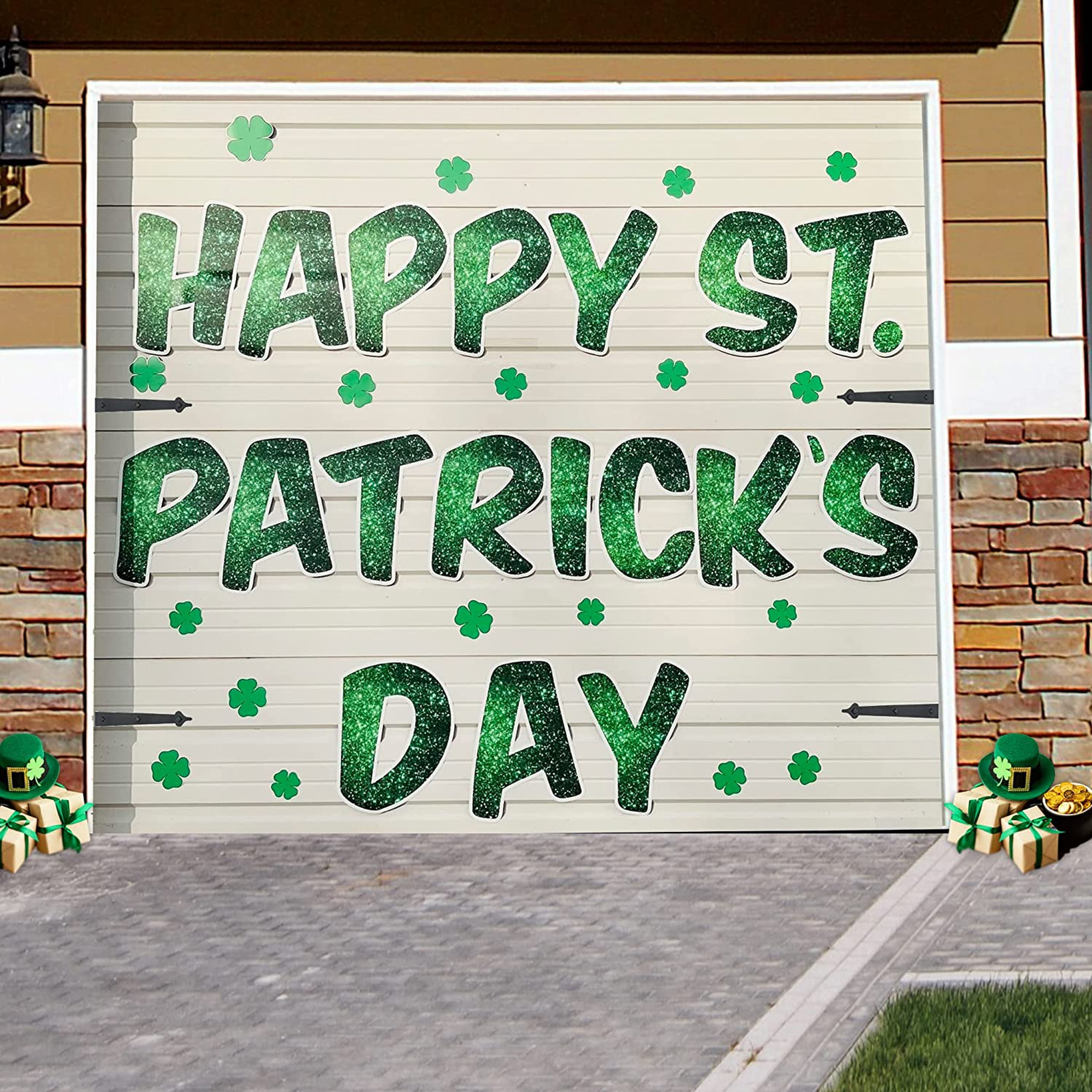 The Holiday Aisle® Happy St Patrick's Day Garage Door Decor Magnet ...