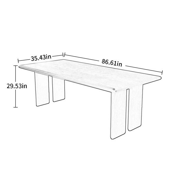 Hokku Designs Reigh Rectangular Dining Table | Wayfair