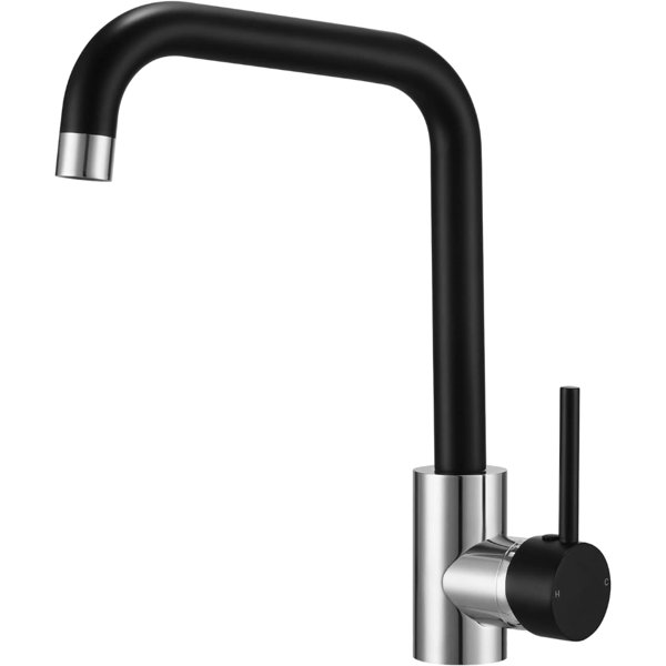 Belfry Bathroom Kitchen Sink Mixer Tap 360 Swivel Spout Single Lever ...