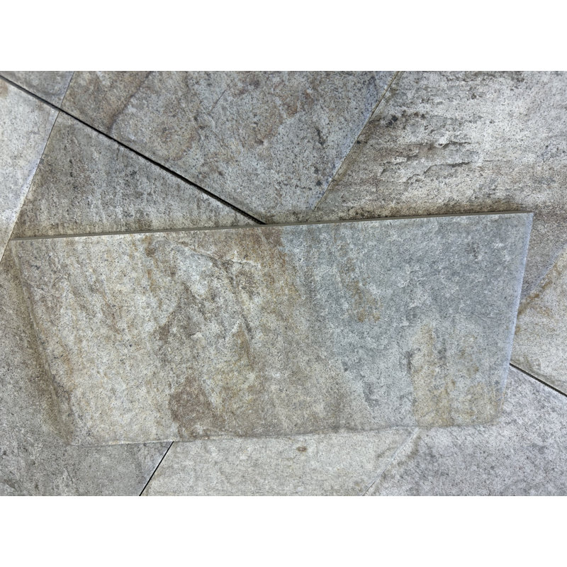 SB TILE AND STONE 6" x 12" Porcelain Stone Look Subway Wall & Floor ...