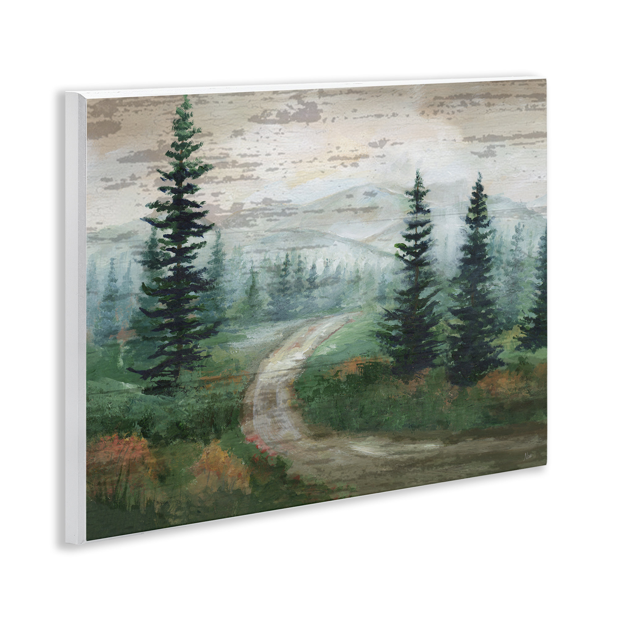 Ebern Designs Path Through Wilderness Wall Plaque Art by Nan | Wayfair