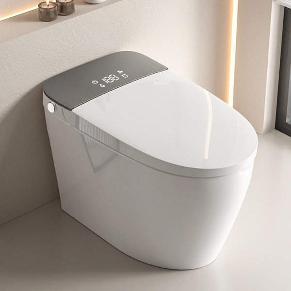 TimberTECH Smart Toilet With Bidet Built In, Foot Sensing Bidet Toilet ...